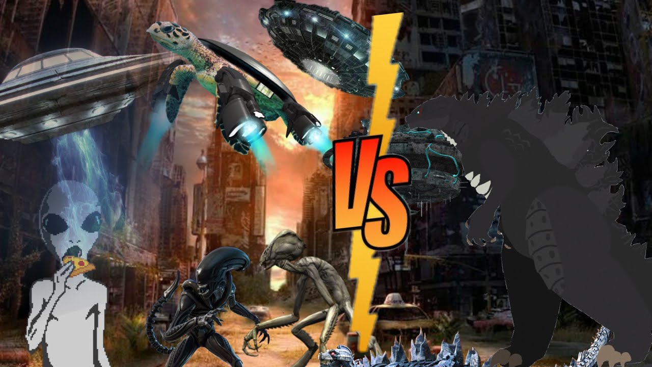 Godzilla vs alien - YouTube