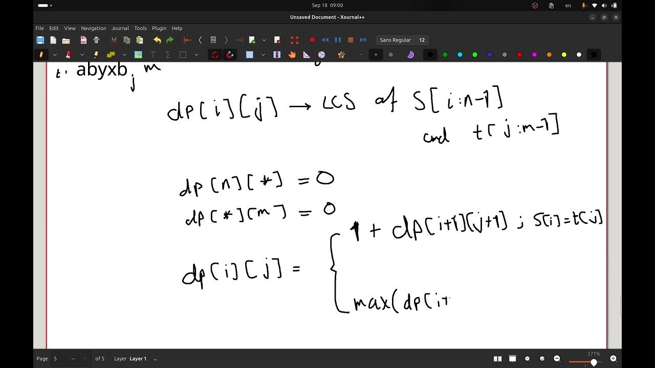 1 - Dynamic Programming (H. LCS) - YouTube