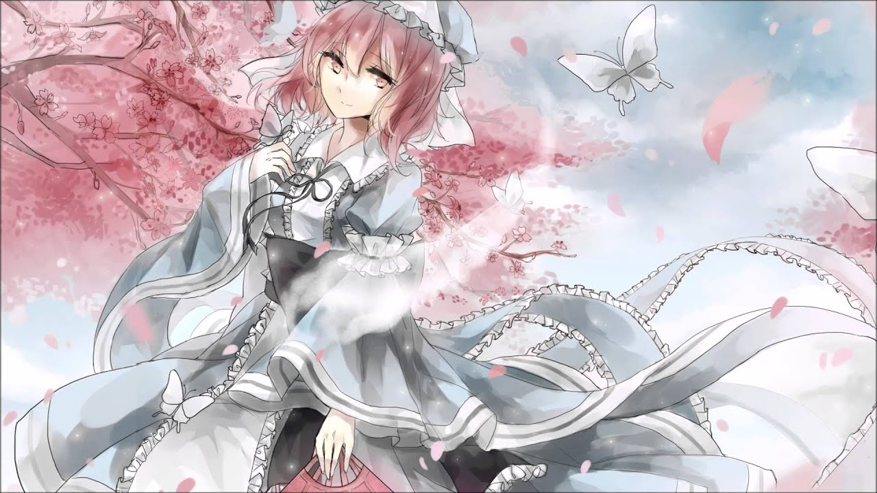 【東方 Touhou Trance】Bloom Nobly, Cherry Blossoms of Sumizome ~ Border of ...