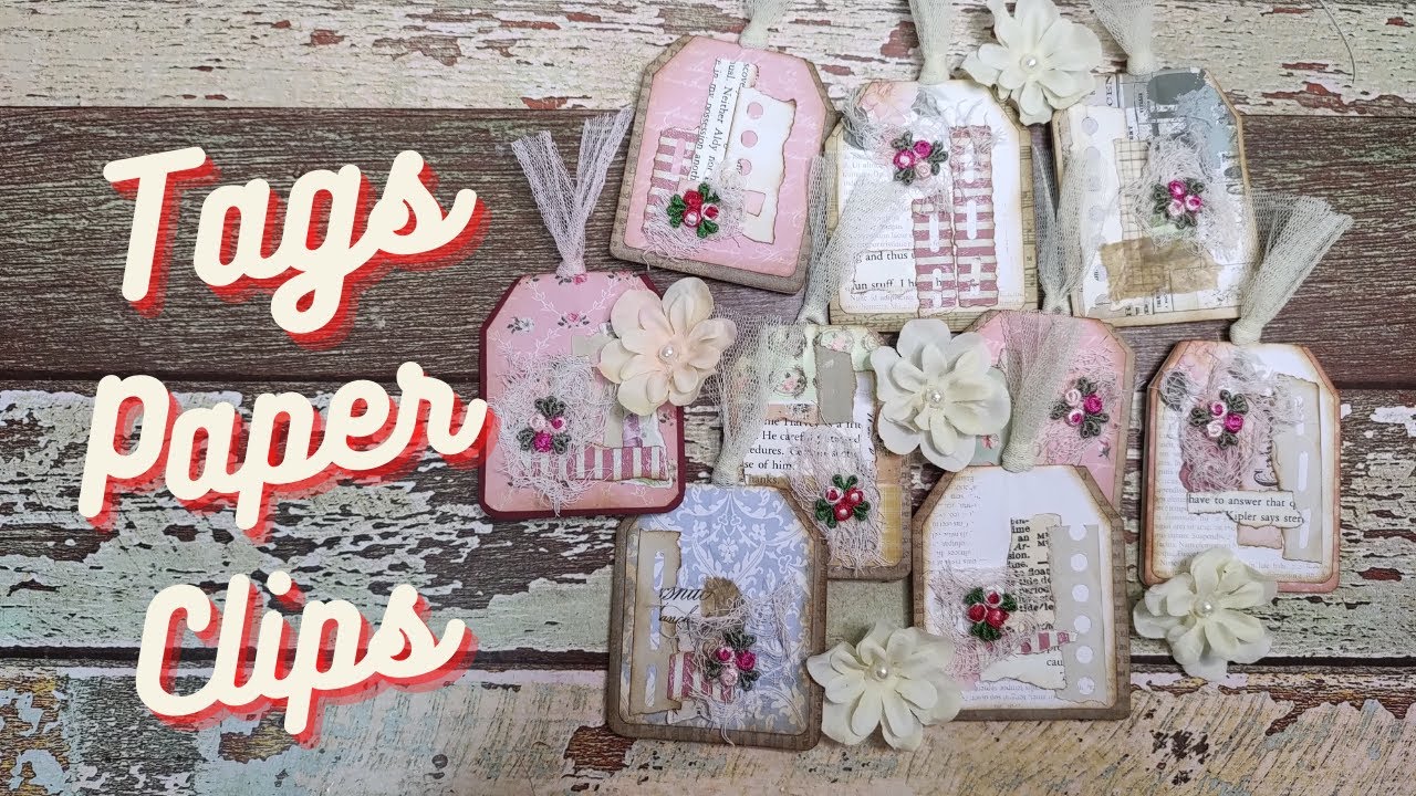 TAGS PAPER CLIPS #DIY - YouTube