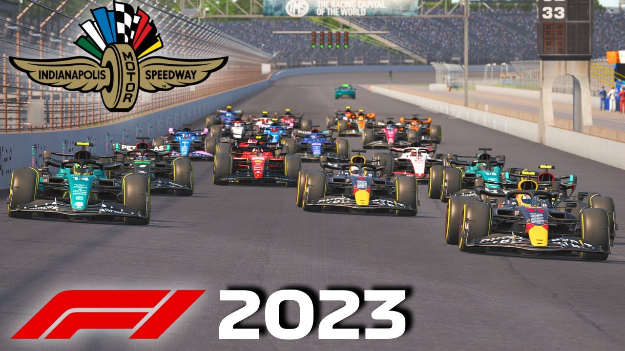 What Would an F1 RACE at the INDIANAPOLIS OVAL CIRCUIT Look Like? - YouTube