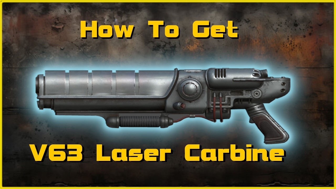 How To Get The NEW V63 Laser Carbine In Fallout 76 - YouTube
