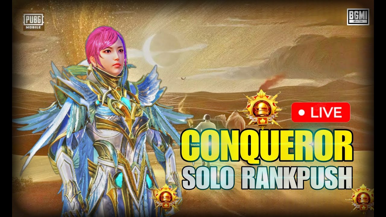 HOW TO REACH CONQUEROR | SOLO RANK PUSH | BAS PLAYS #Bgmi#Pubg#Bgmilive ...