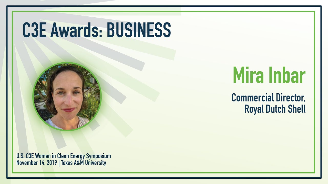US C3E 2019 - Business Award Winner: Mira Inbar - YouTube