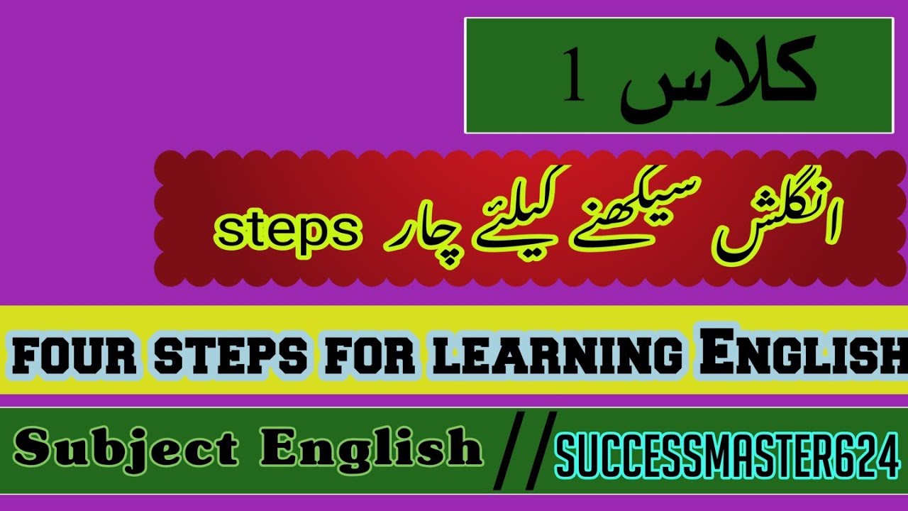 Class 1 English Speaking - YouTube
