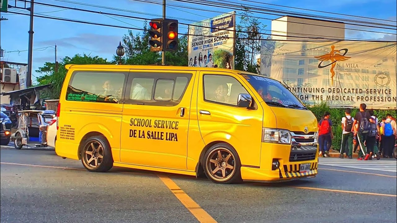 DRAG DIESEL VAN SCHOOL SERVICE! - YouTube