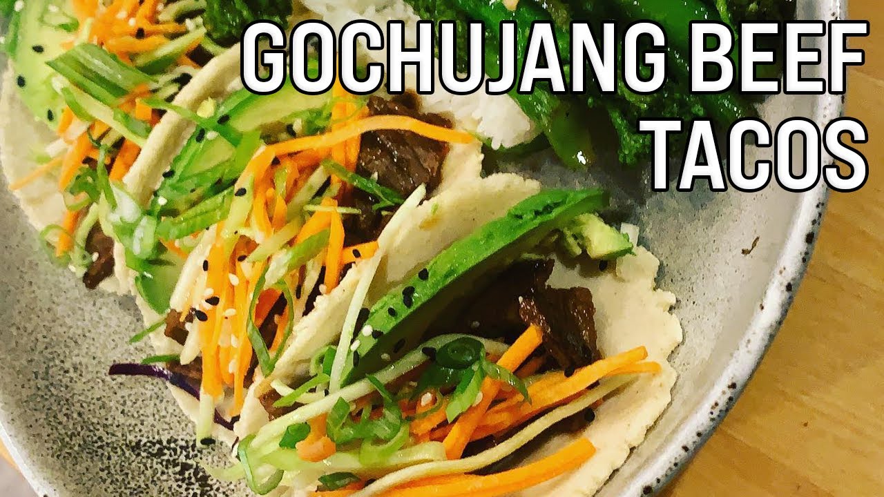 How to make Gochujang Beef Tacos | Live Recipe - YouTube