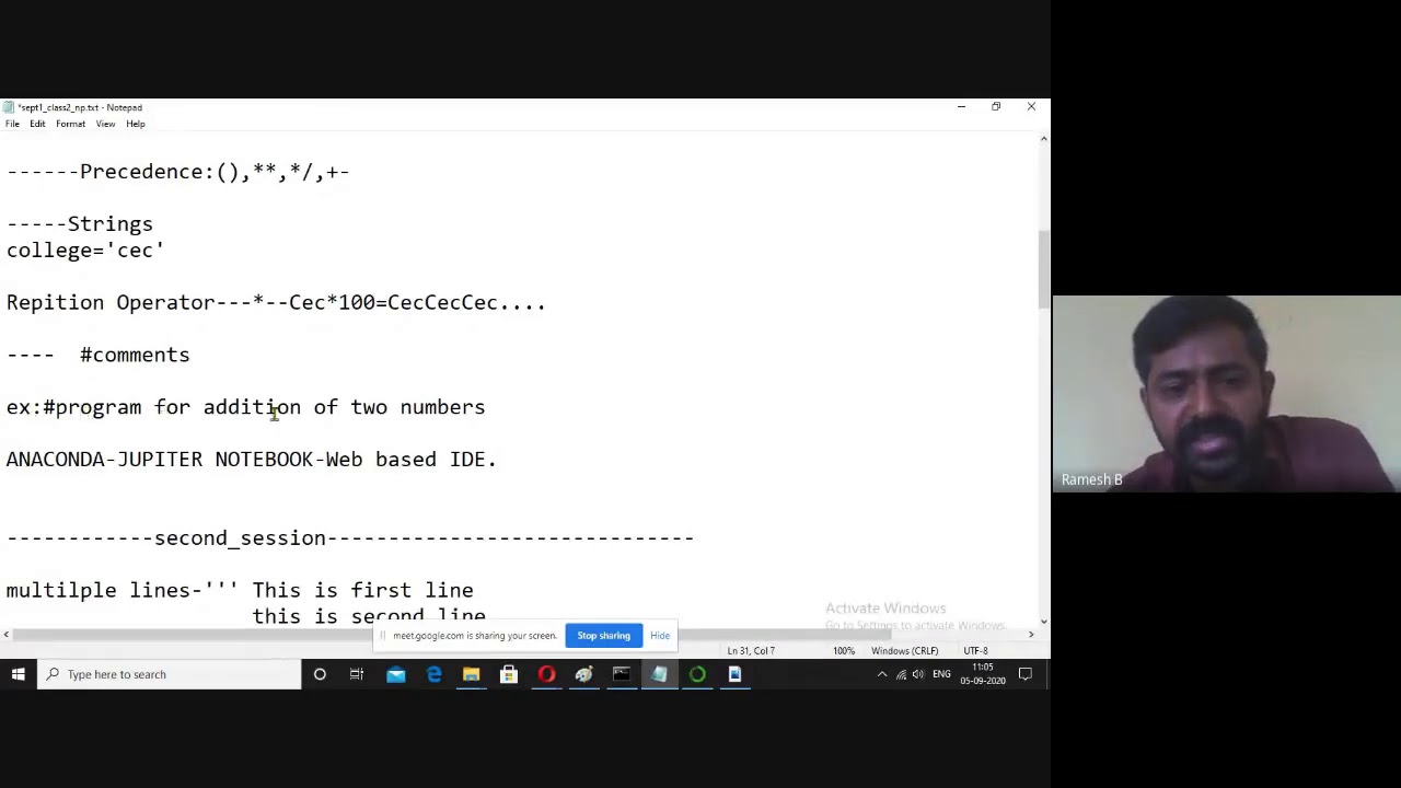Python_Class2 - YouTube
