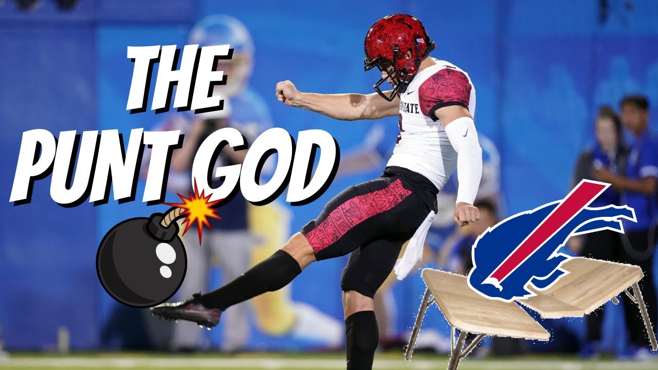 BILL select 'THE PUNT GOD' aka Matt Araiza in the 6th round - YouTube
