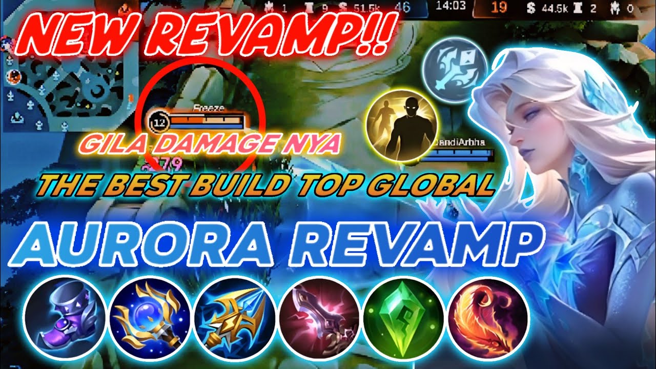 Bakalan Jadi Op Nih!! Aurora Revamp Best Build and Emblem!! - Build Top ...