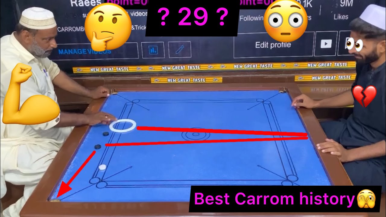Carron King bad luck 2 days big challenge match 29 point Carron board ...