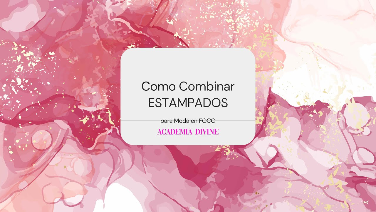 Como combinar estampados? te cuento! - YouTube