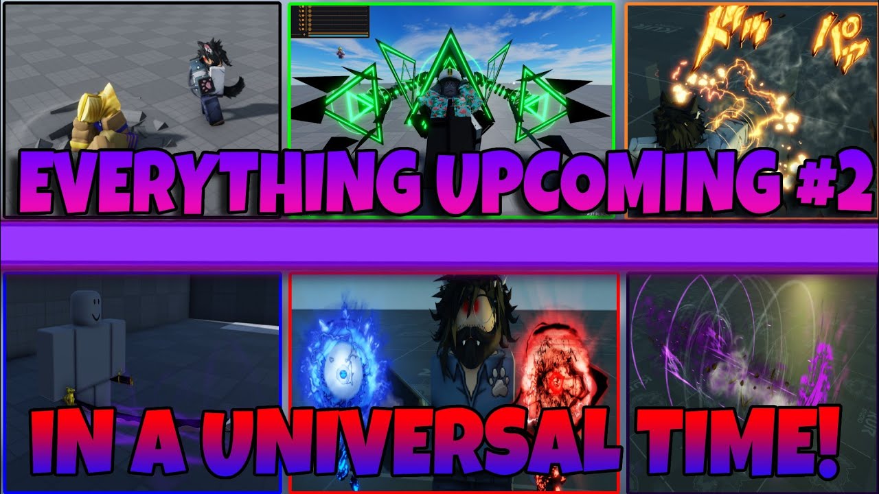 EVERYTHING UPCOMING IN A UNIVERSAL TIME #2! - YouTube