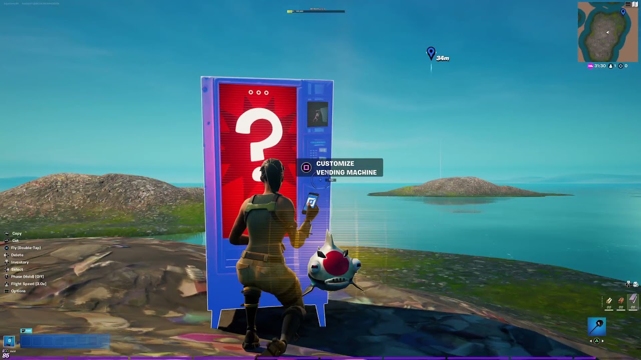 Fortnite how to get Vendetta flopper in creative - YouTube