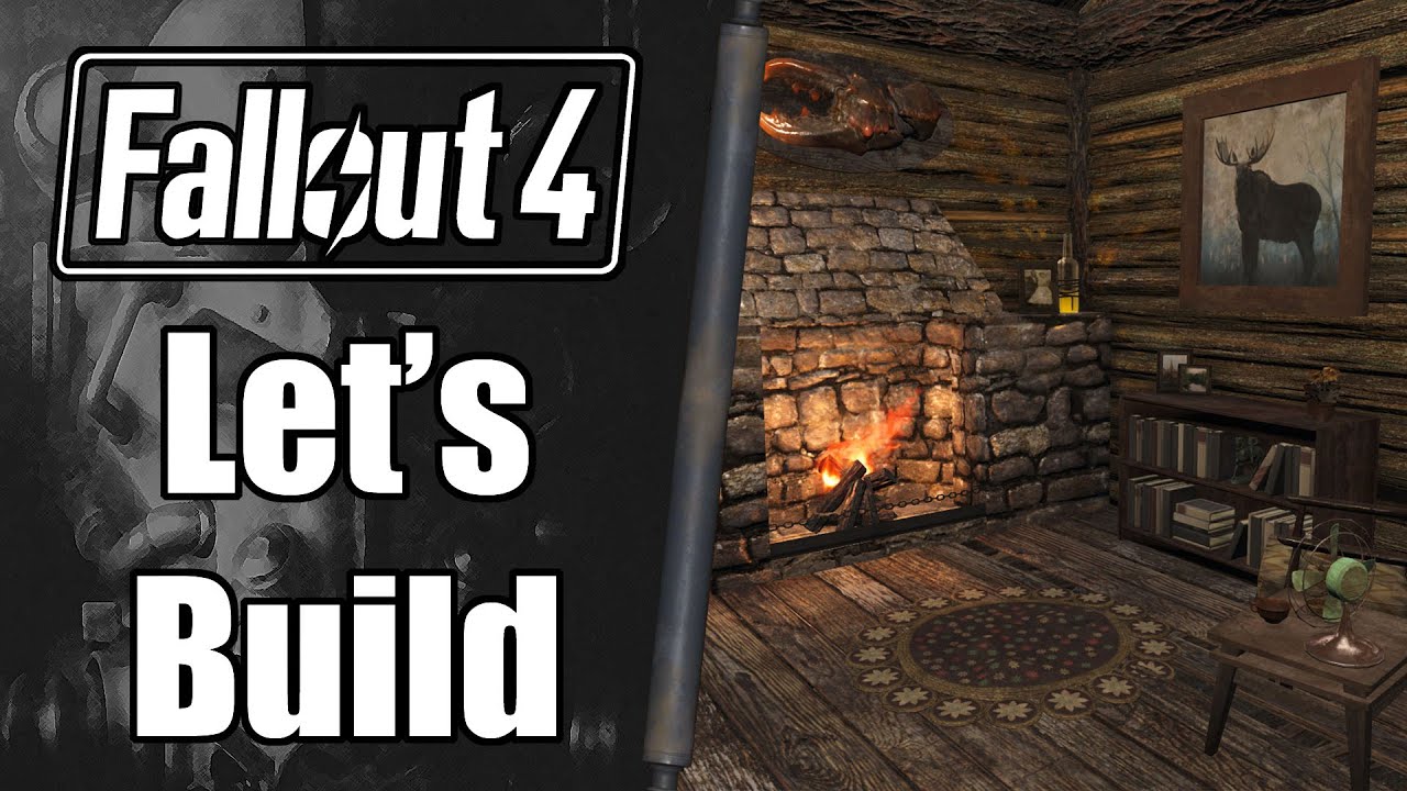 Fallout 4 Let's Build: Coastal Cottage Log Cabin Pt.2 - YouTube