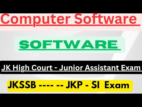 Computer Software | #software | JKSSB | SSC | JK High court | #facts # ...