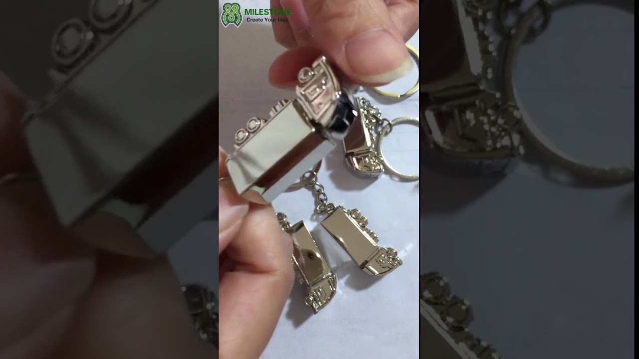 Keychain manufacture - YouTube