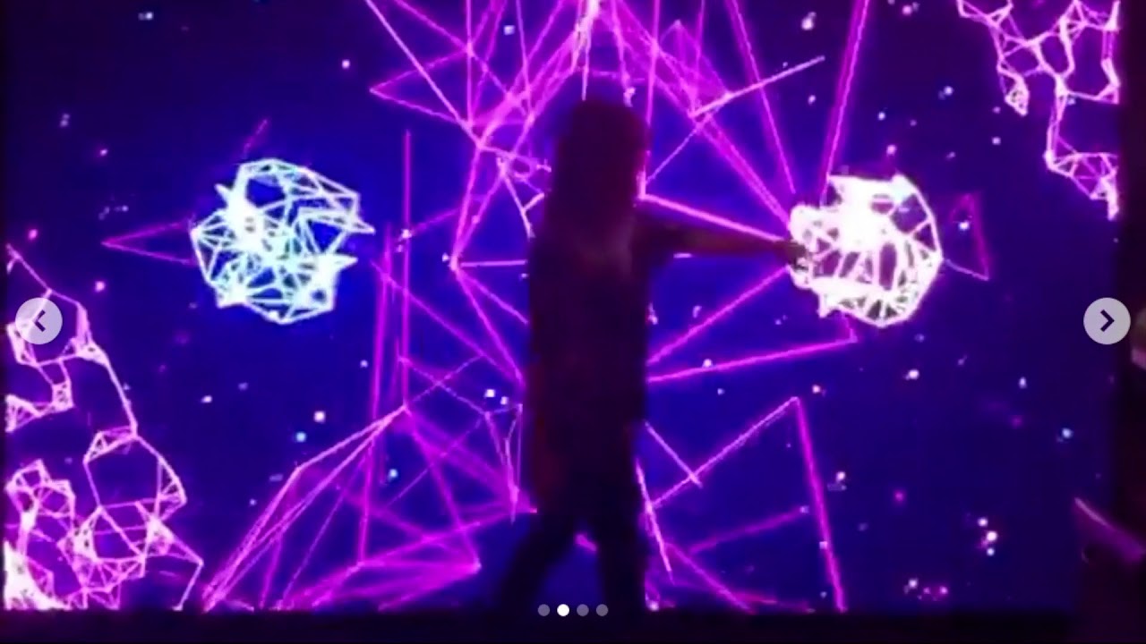 LED Interactive Touch Wall - YouTube