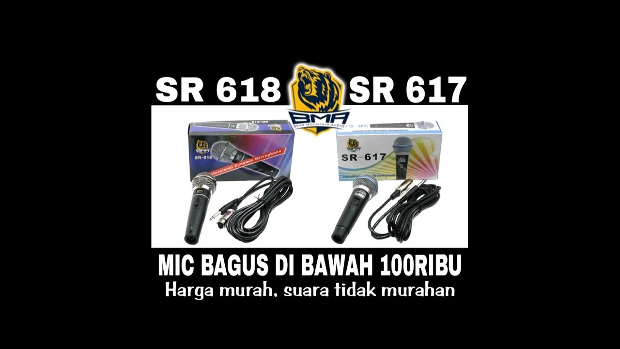 BMA SR617 & SR618 (Mic harga di bawah 100ribu) - YouTube