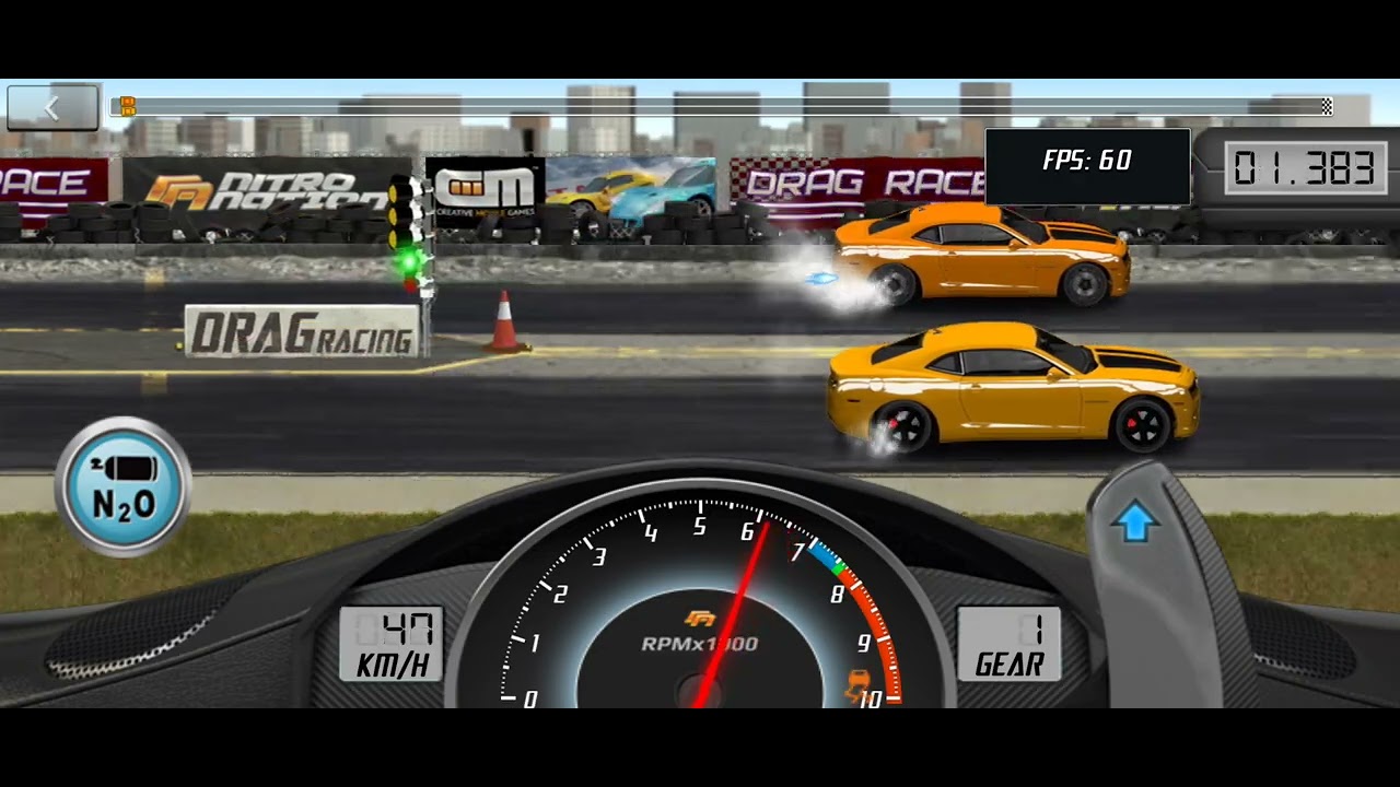 Drag Racing Camaro SS Competition Level 4 1/2 Mile Tune [14.684] - YouTube