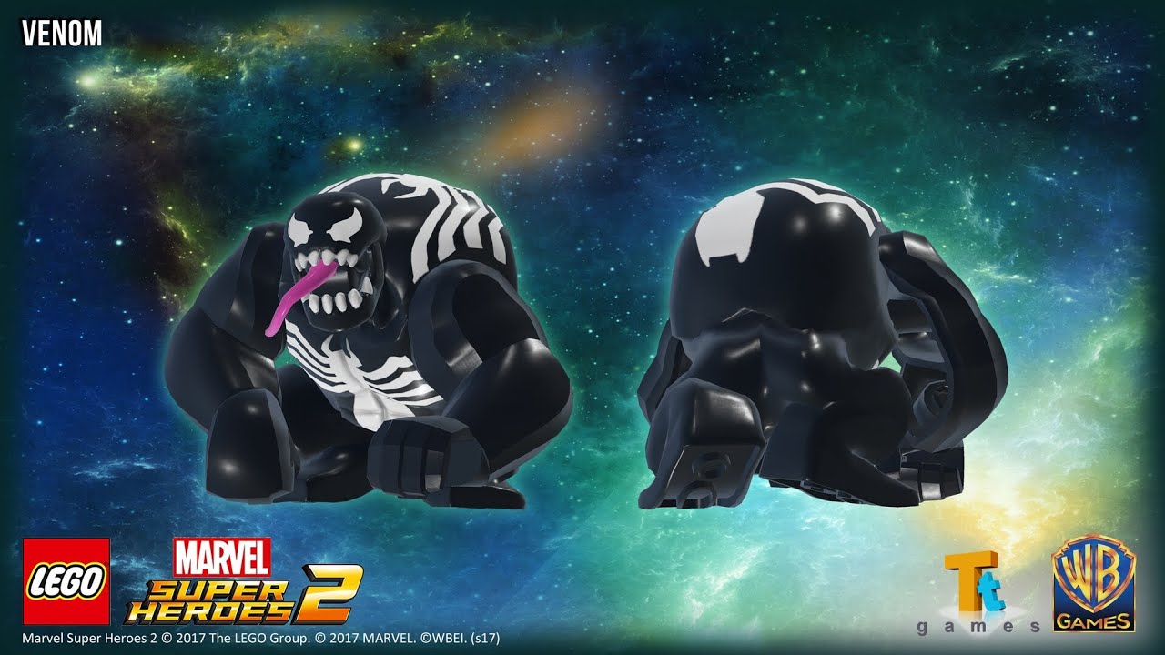 all symbiote characters in lego marvel superheroes 2 - YouTube