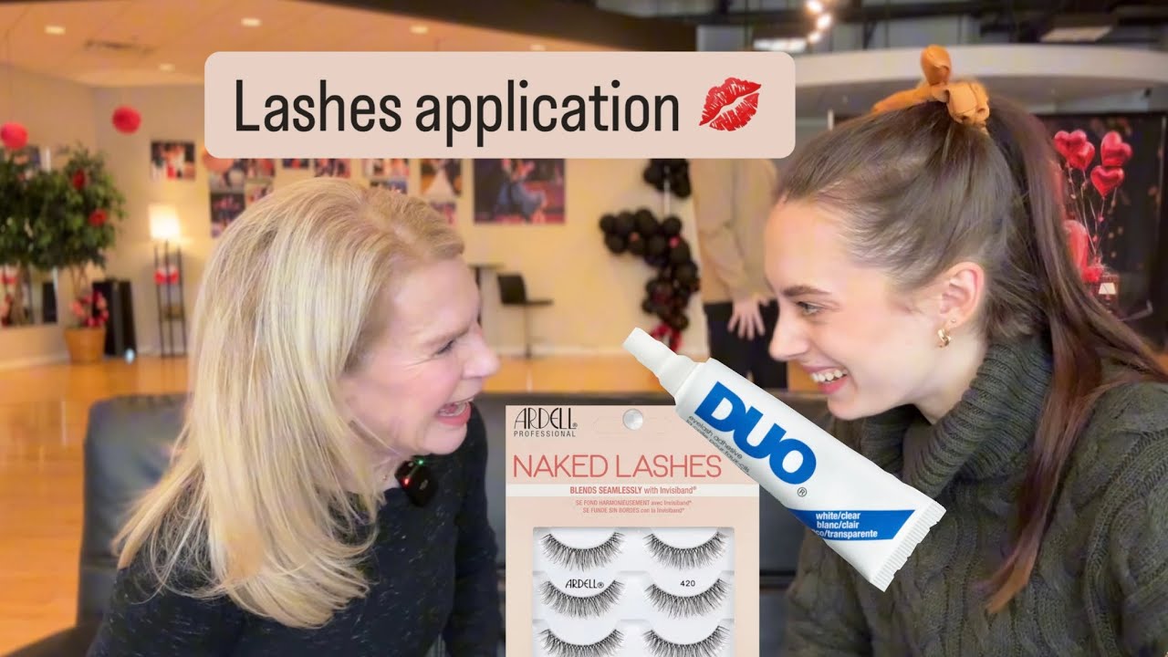 Lashes application by professional ballroom dancer🥰 Lots of technical ...