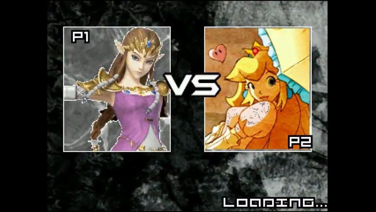 Princess Zelda (The Legend of Zelda) Vs. Princess Peach (Super Mario ...