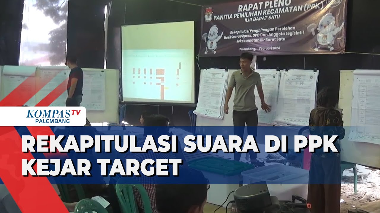 Rekapitulasi Suara di PPK Kejar Target - YouTube