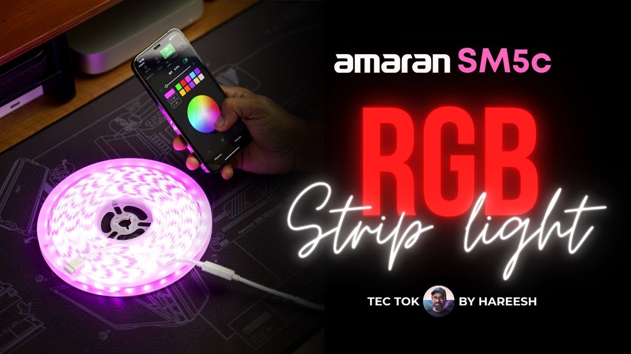 Best Smart LED Strip light from Aputure - Amaran SM5c - Tec Tok by ...