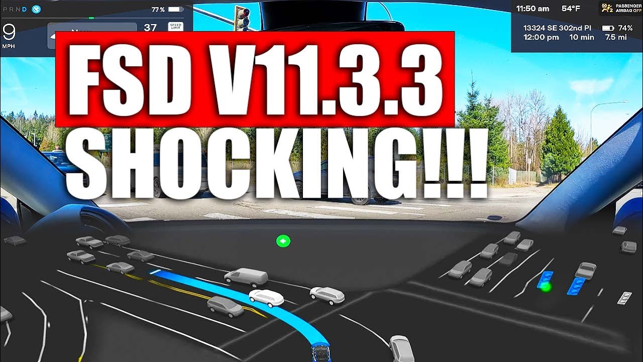 First Drive On Tesla FSD V11.3.3 Made Me A Believer! - YouTube
