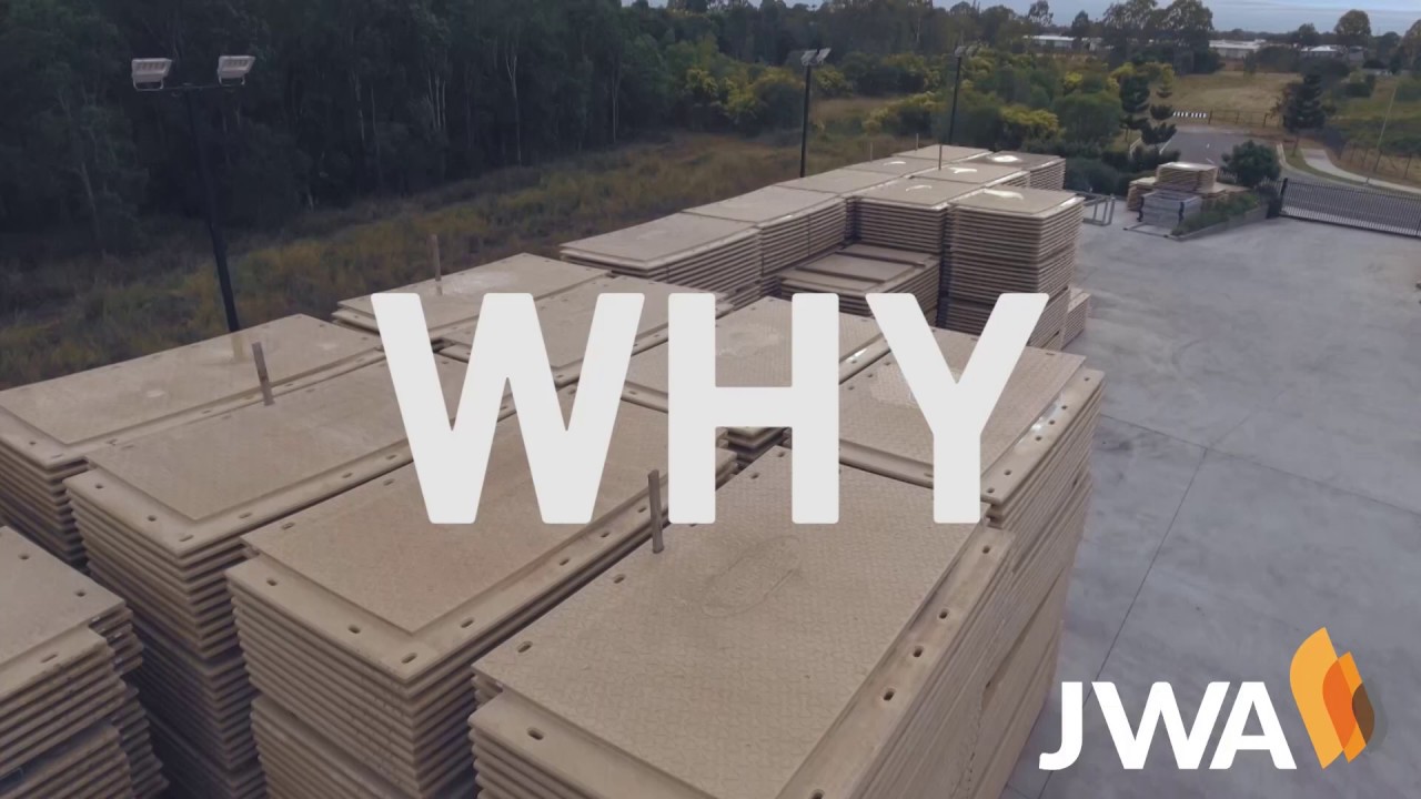 How we clean our DURA-BASE, HDPE Composite Construction Mats - YouTube