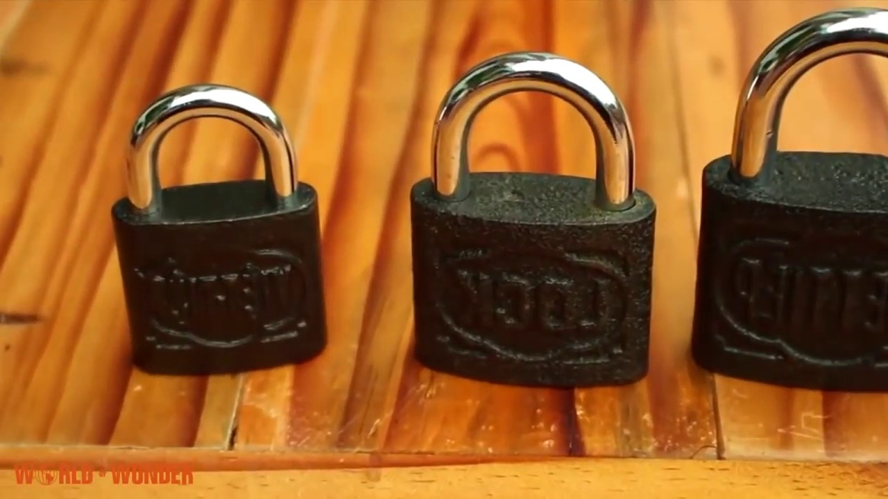 how to open lock without key - YouTube