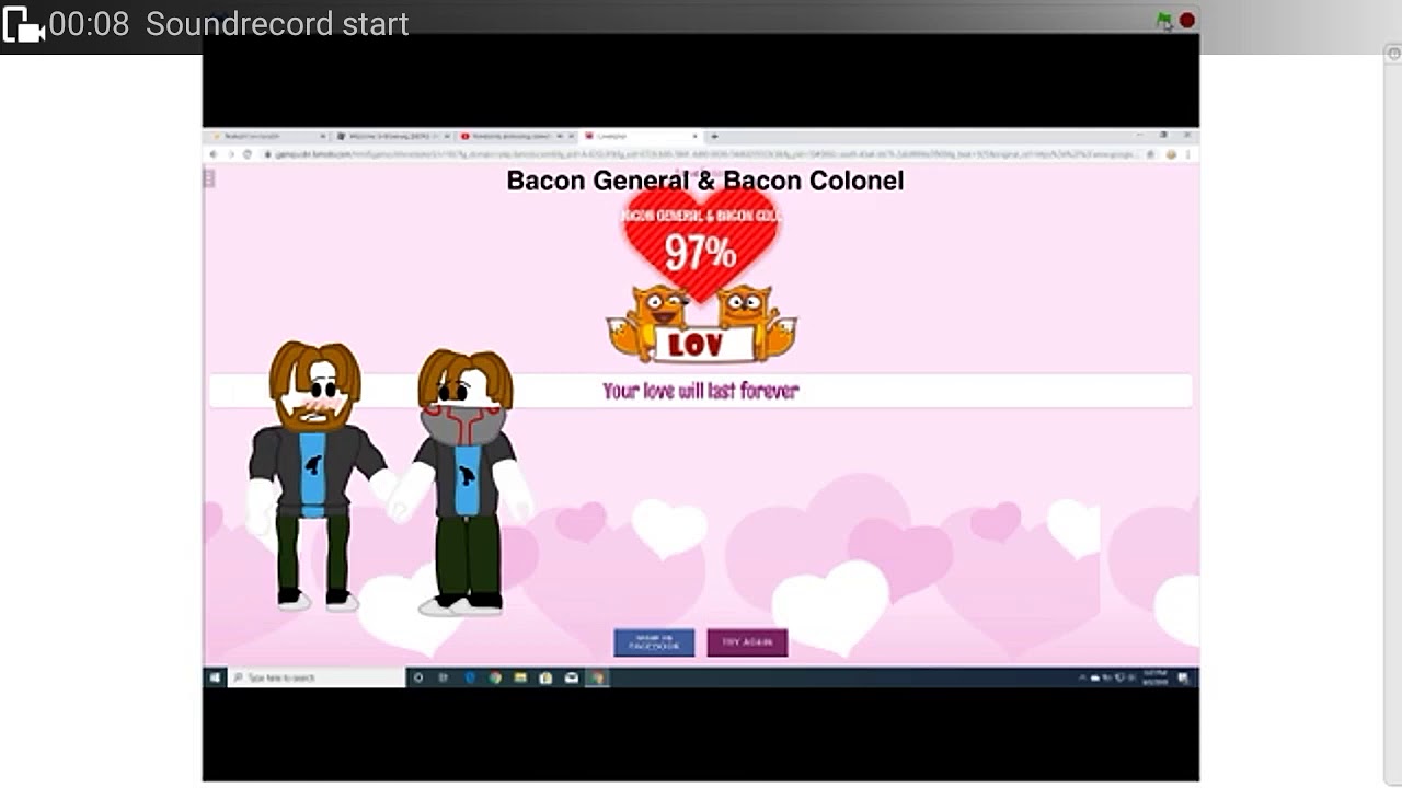 Bacon colonel x bacon general - YouTube