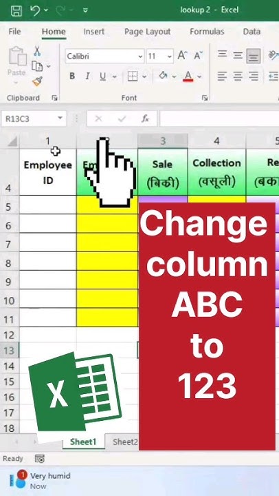 Excel: Convert column alphabet to number | Add alphabet to number in excel - YouTube