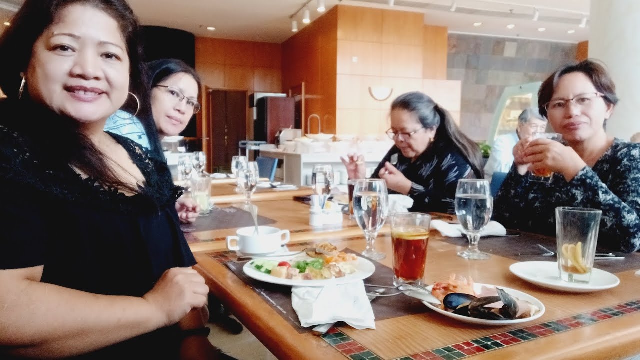 Ladies Lunch buffet at Ginza harbour Plaza resort city tower 2 Lobby ...