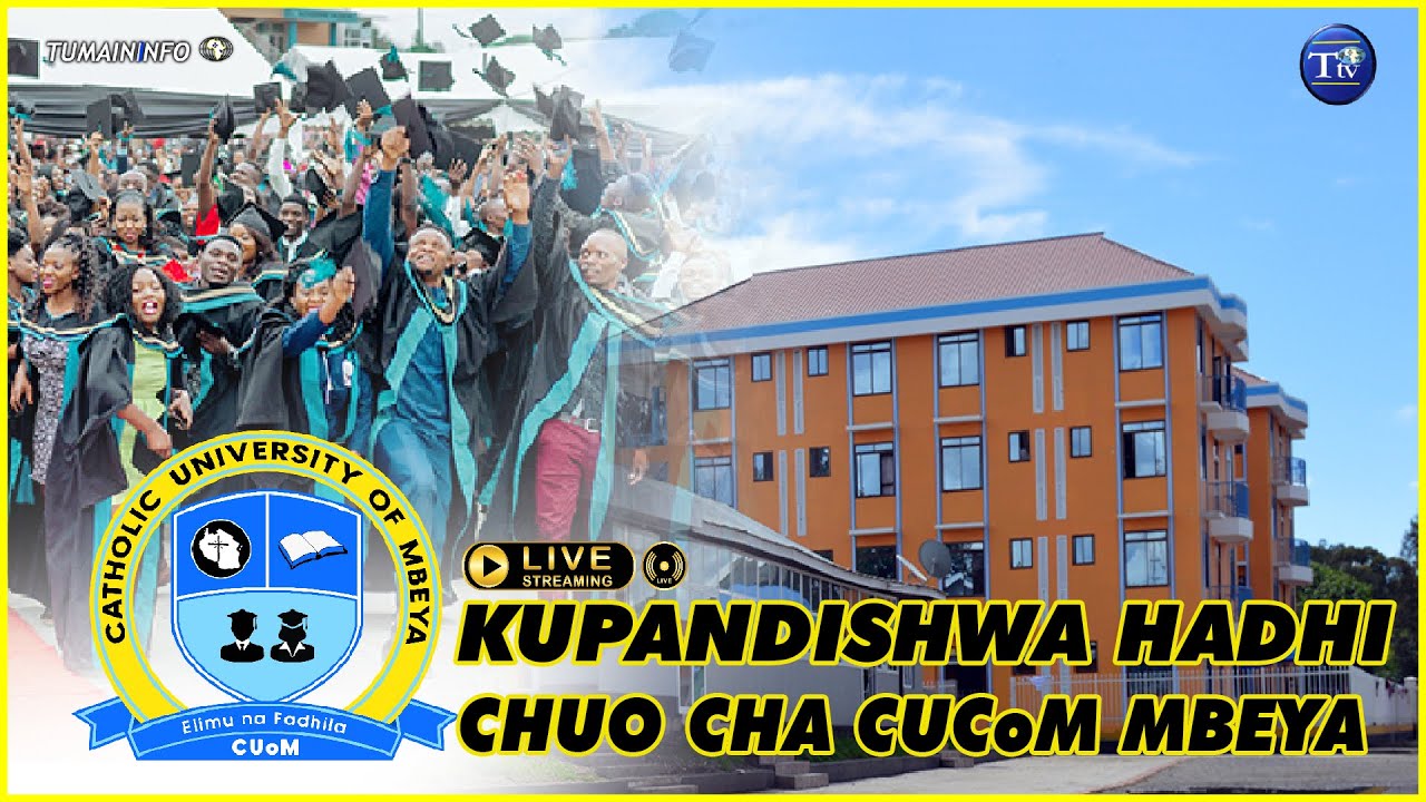 🔴LIVE: KUPANDISHWA HADHI KWA CHUO CHA CUoM MBEYA - YouTube