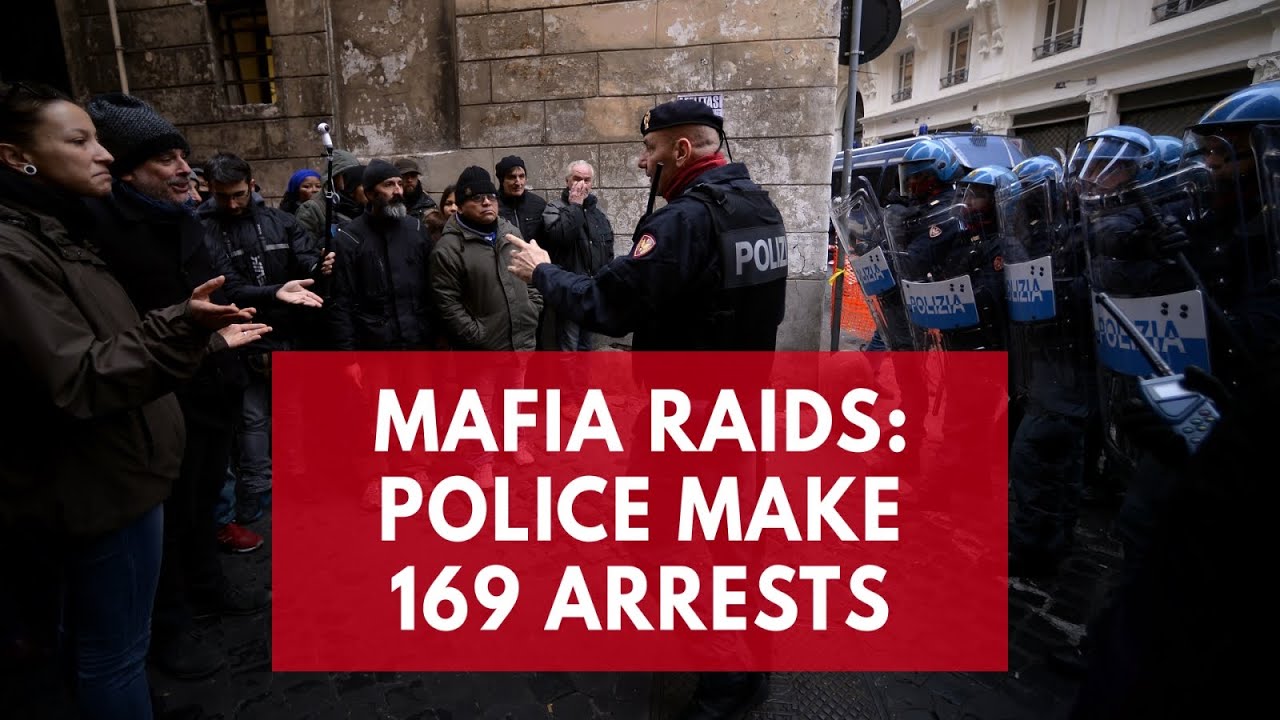 Nearly 170 arrested in anti-mafia operation in Italy and Germany - YouTube