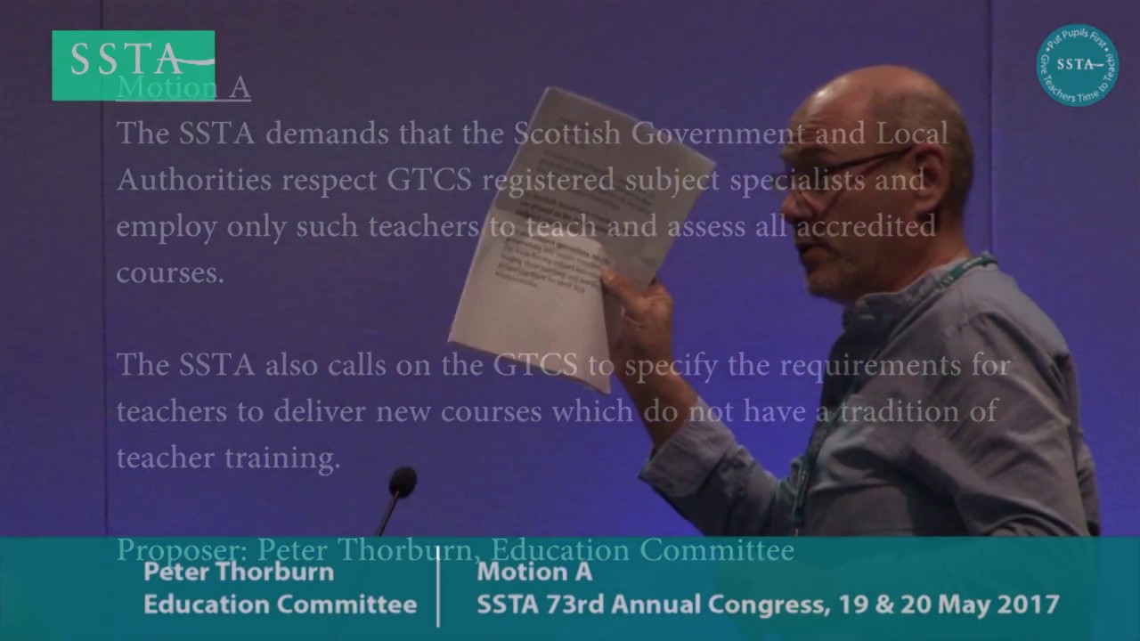 Motion A - SSTA 73rd Annual Congress #SSTA17 - YouTube