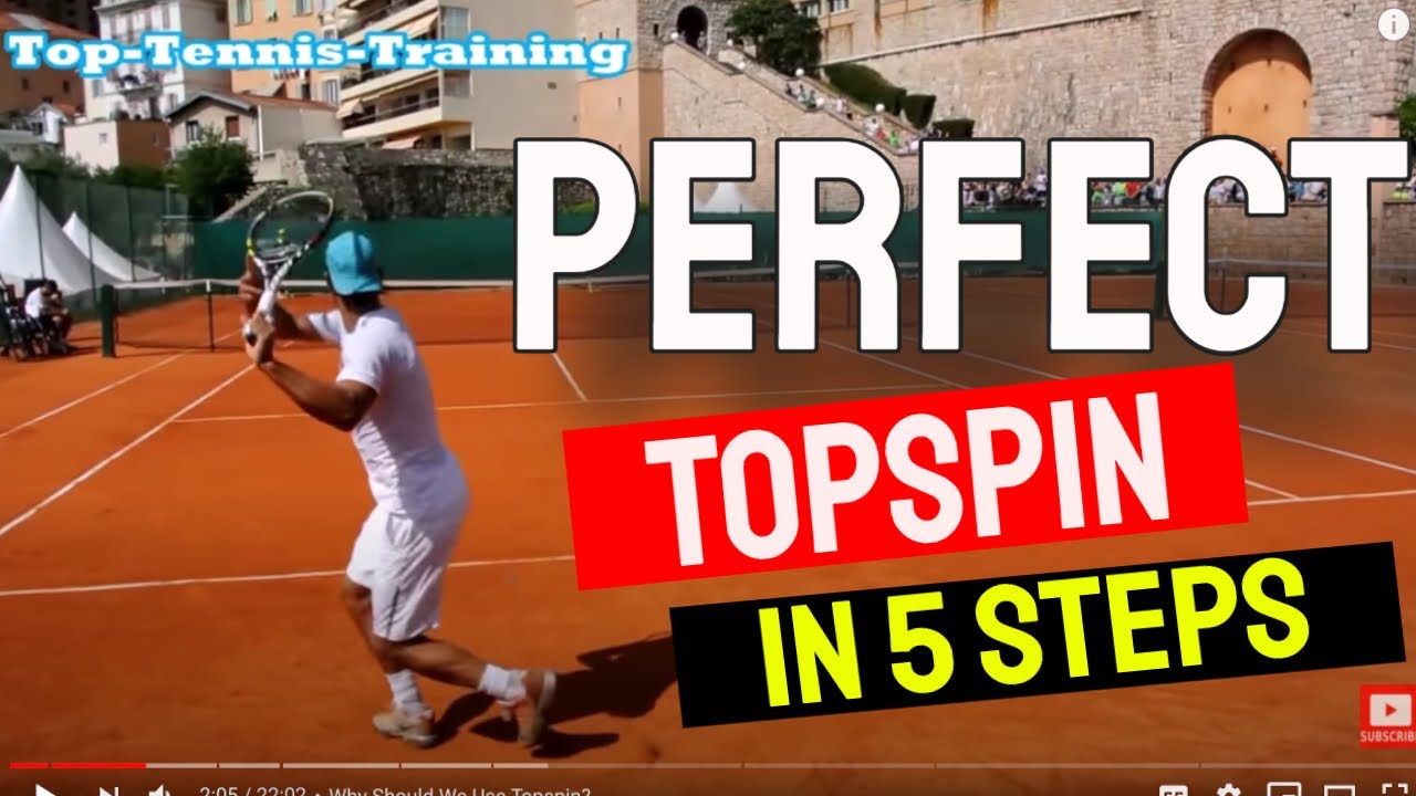 Tennis Topspin Secrets How To Hit Perfect Topspin in 5 Steps with Top ...