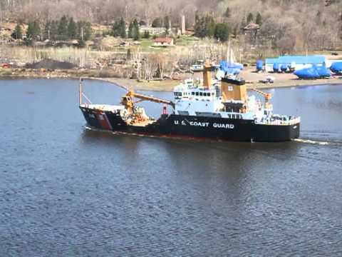 USCG Cutter Alder Keweenaw Waterway - YouTube