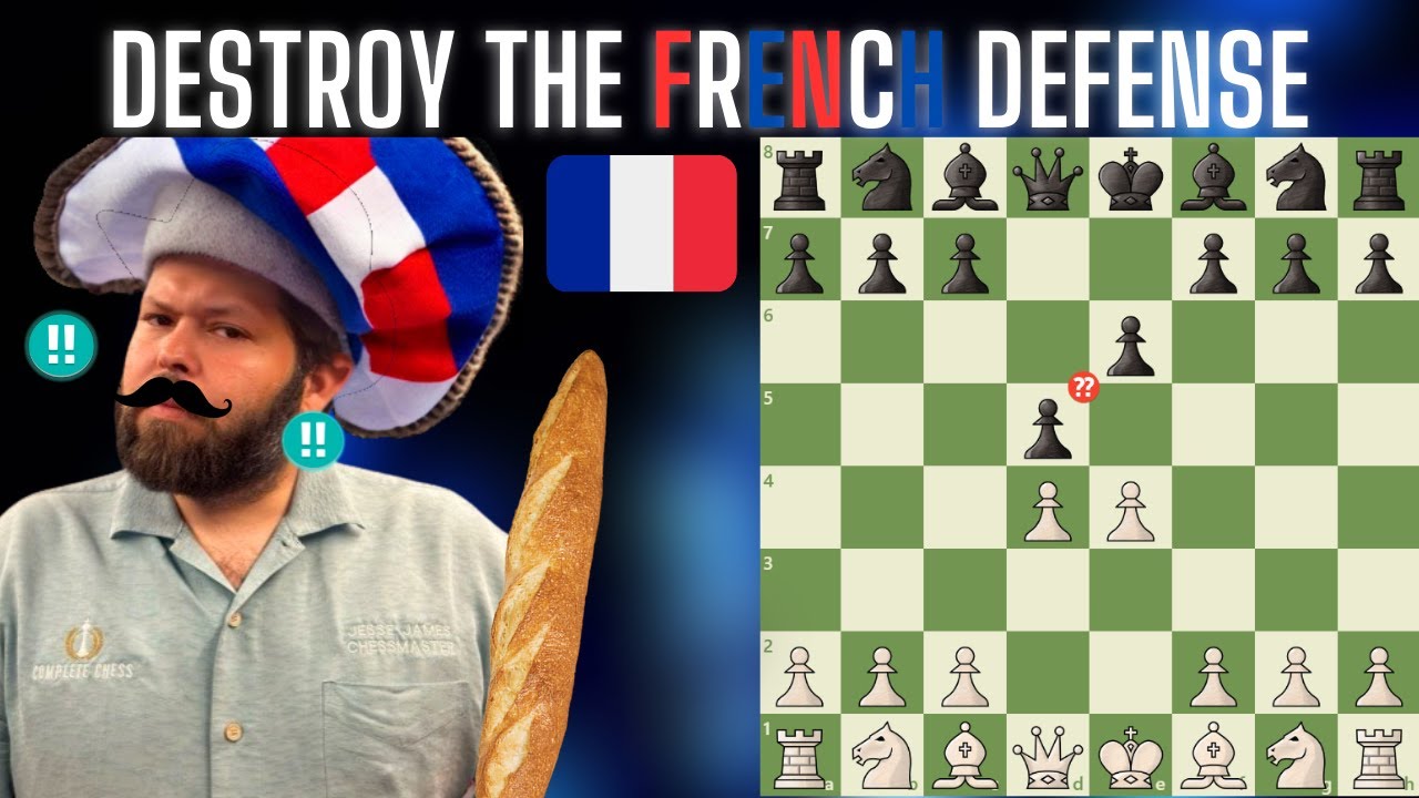 French Trap: Hidden Sac #chessopening #traps - YouTube