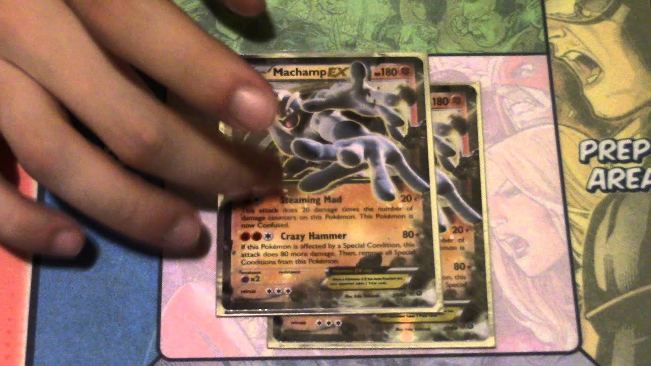 Pokemon TCG Competitive Machamp EX Deck - YouTube