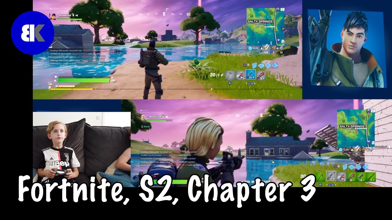 Alfie & Archie, Fortnite Season 2, Chapter 3, Battle Royale 1st Play ...