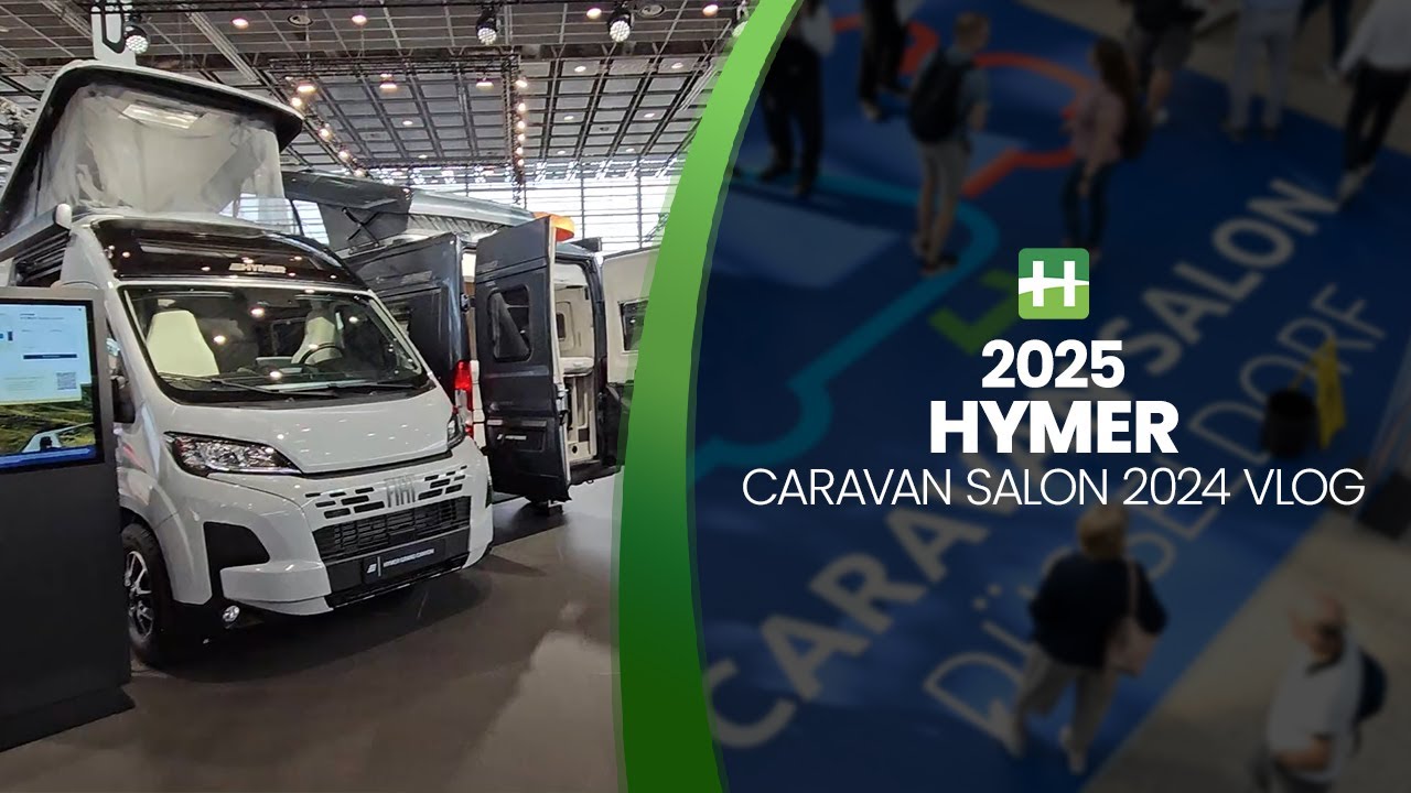 Caravan Salon Düsseldorf 2024 | Hymer Vlog | Highbridge Caravans - YouTube