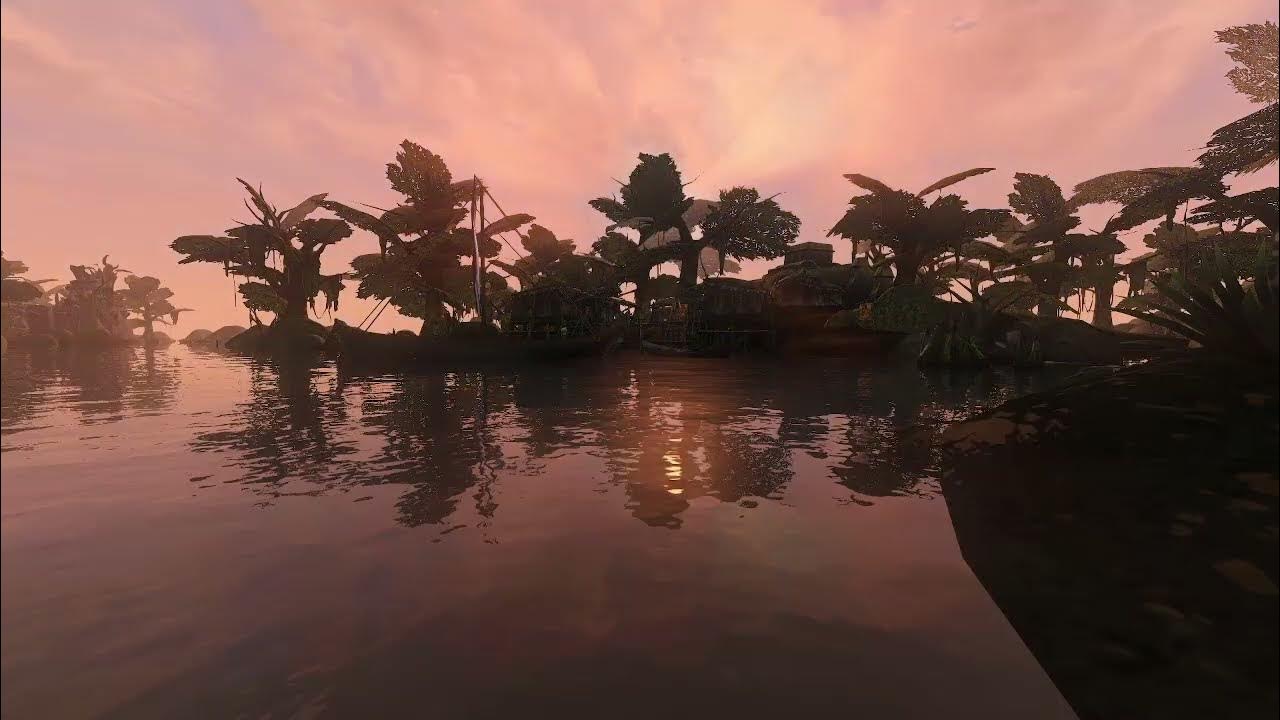 openmw PBR and water shader ambience - YouTube
