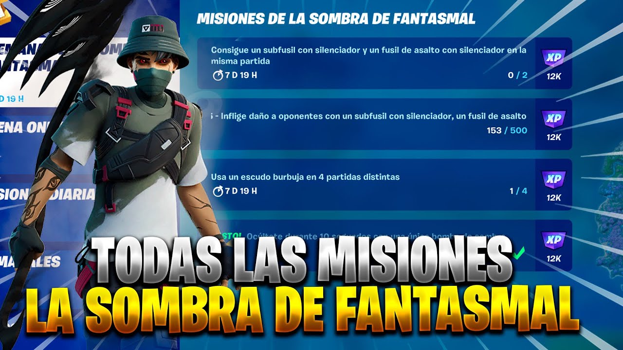 Como Completar Todas Las Misiones De La Sombra De Fantasmal En Fortnite