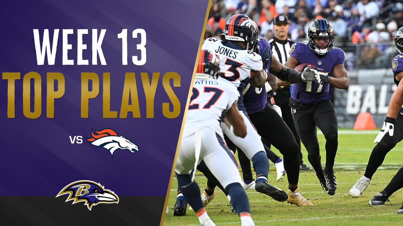 Top Ravens Plays in Week 13 Win vs. Broncos | Baltimore Ravens - YouTube