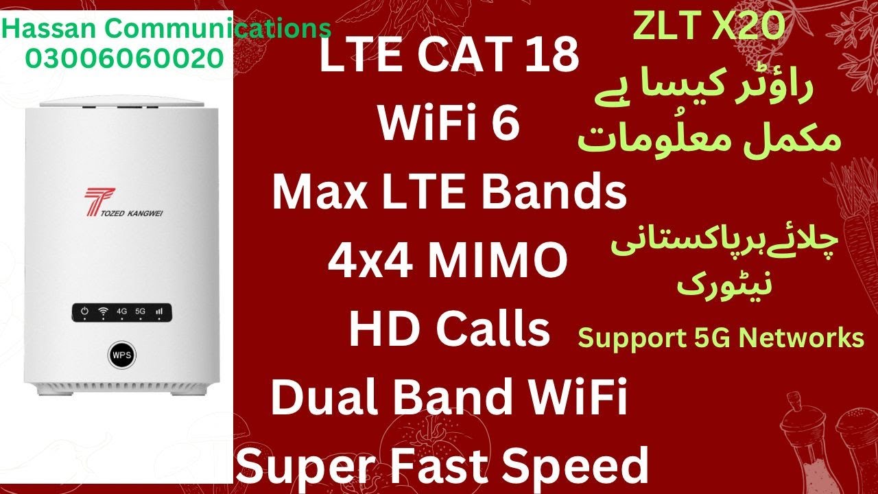 ZLT X20 5G Router Kesa ha? LTE CAT 18 | WiFi 6 | Speed Performance ...