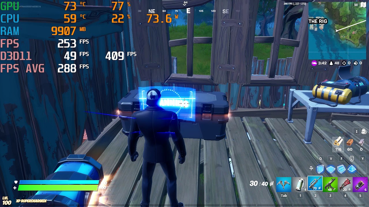 1080p Competitive Textures High, Fortnite, Ryzen 9 3900x RTX 2070 Super ...