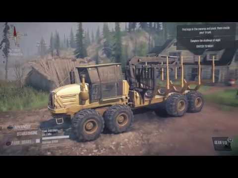 Spintires: MudRunner - American Wilds DLC - Challenge 1/2 "Crane ...